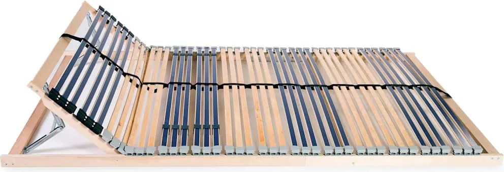 Lamelový rošt postele se 42 lamelami 7 zón 100 x 200 cm 246470