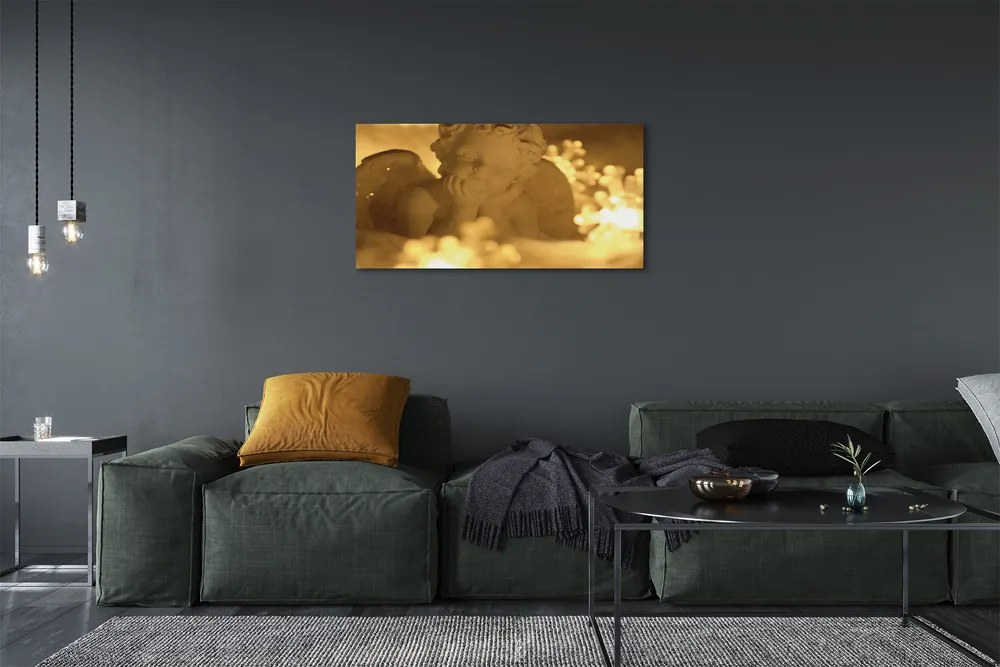 Obrazy na plátně Ležící anděl světla 120x60 cm