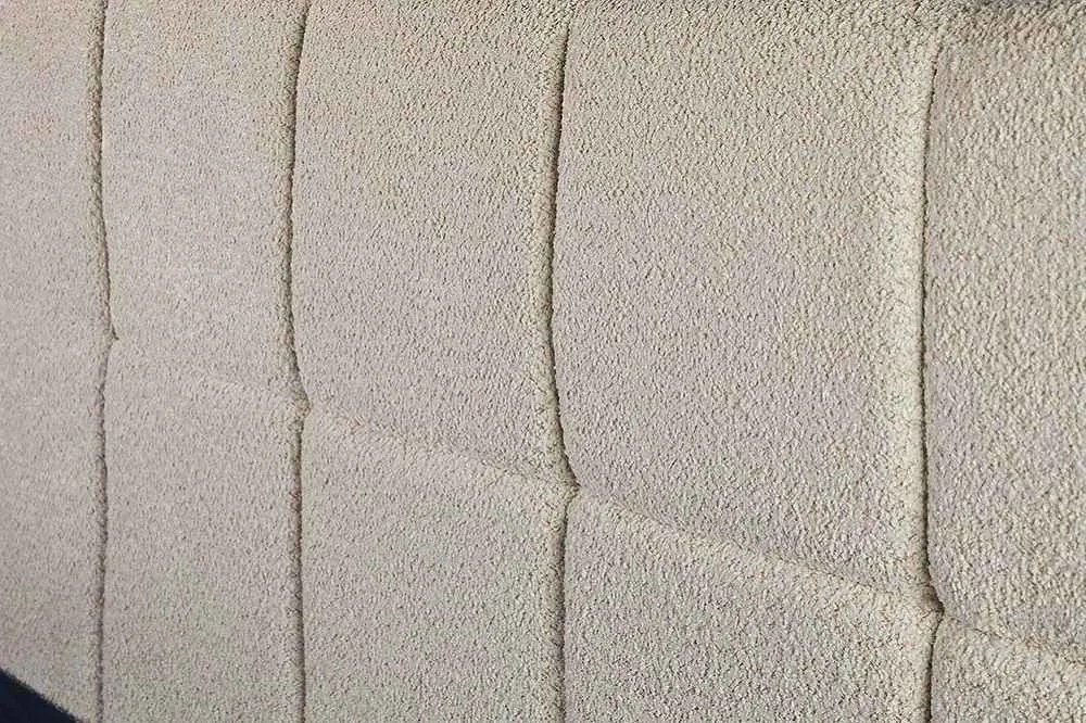 Designová postel Viola 160 x 200 cm krémová