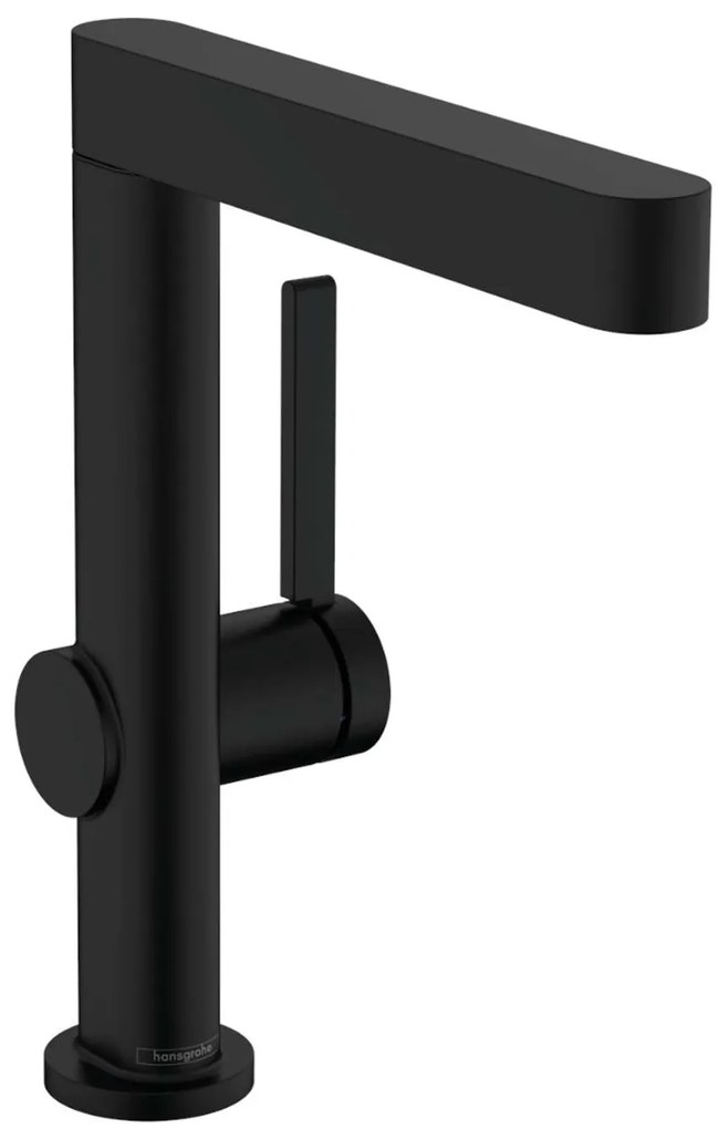 Hansgrohe - Umyvadlová baterie 230, s výpustí Push-Open a otočným výtokem, matná černá 76060670ROZ1