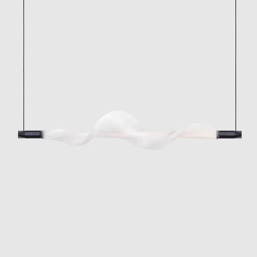 Designové závěsné svítidlo Vapour Horizontal Sleeve Barva: Černá / Transparentní, Délka kabelu: 3000 mm