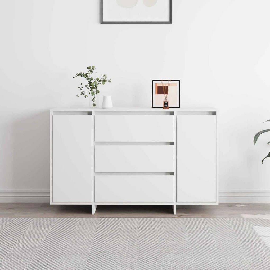 Servírovací skříň Bílá 120 x 41 x 75 cm kompozitní dřevo 3333906