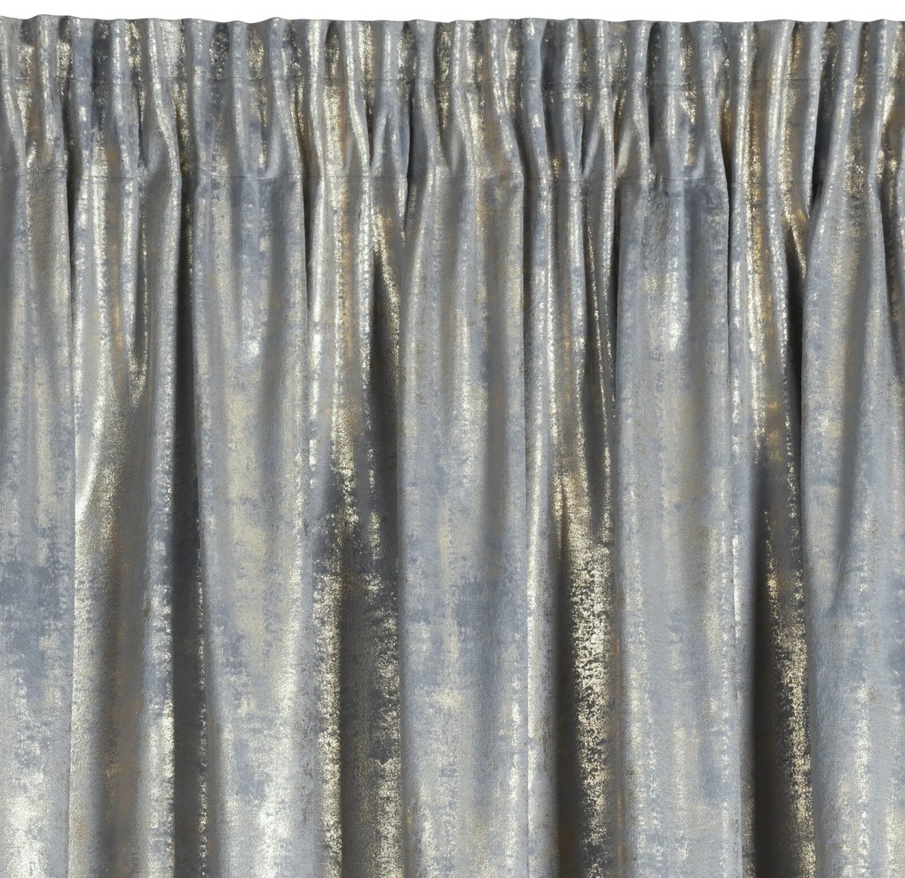 ZATEMŇOVACÍ ZÁVĚS NA PÁSCE RENIA 140X270 CM VZOROVANÁ