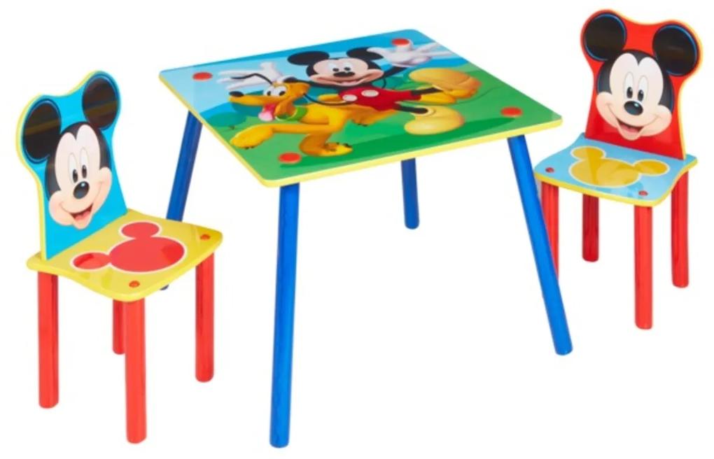Ourbaby dětský stůl se židlemi Mickey 30589