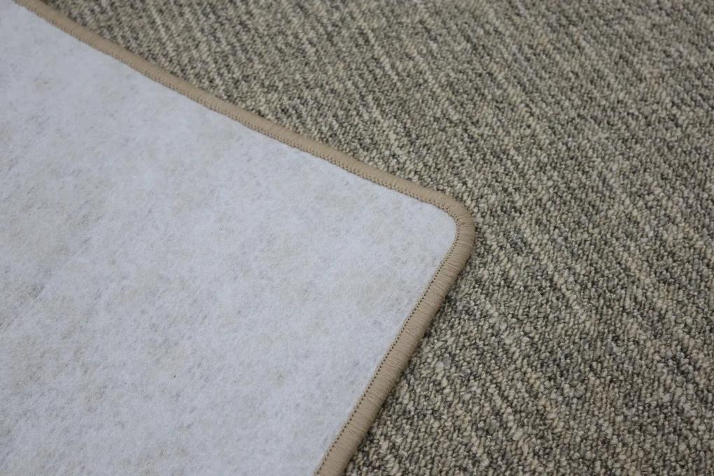 Vopi koberce Kusový koberec Alassio šedobéžový čtverec - 133x133 cm