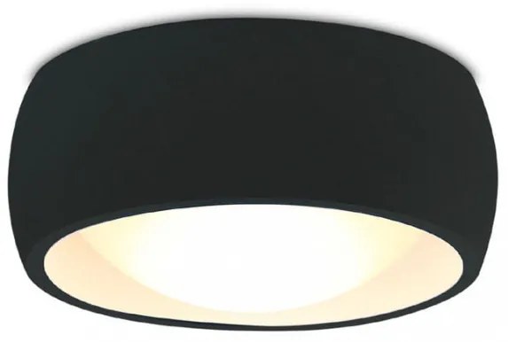 Maxlight C0204 Stropní svítidlo KODAK 8W LED IP44 černé zaoblené