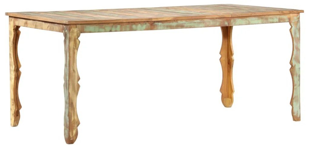 Jídelní stůl 180 x 90 x 76 cm masivní recyklované dřevo,  286491