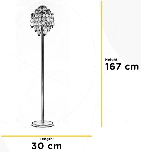 ONLI - Stojací lampa RUBEN 2xE27/22W/230V