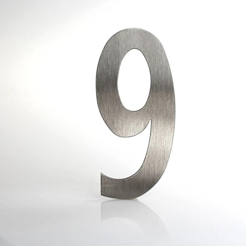 Domovní číslo popisné Nerez LUCIDA - číslo "9"