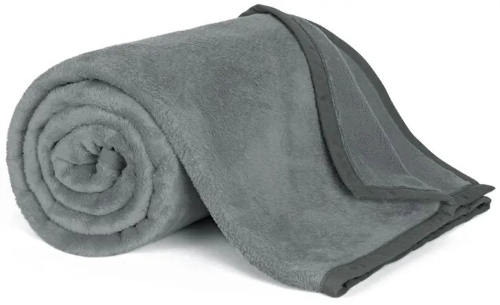 Bellatex Přikrývka Korall micro jednolůžko 150x200 cm Šedá