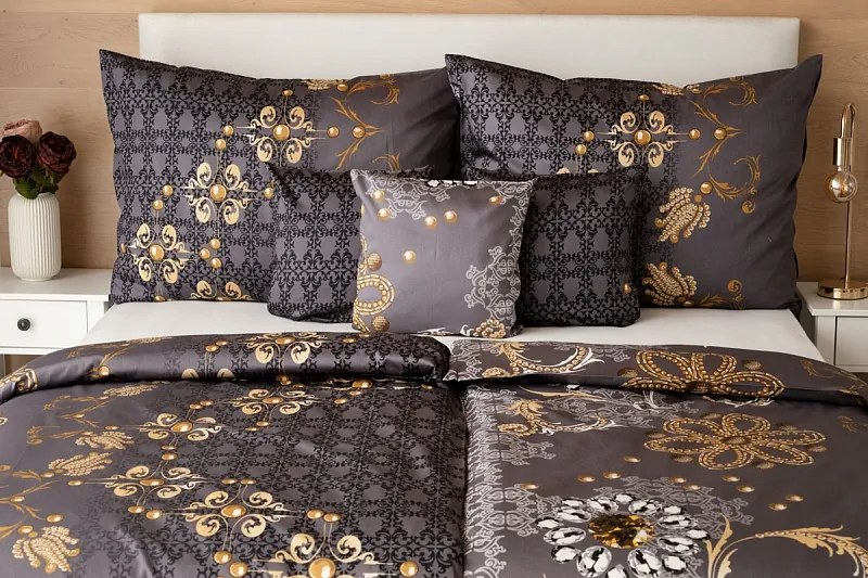Matějovský povlečení Gold Bavlna deluxe Rozměr: 140 x 200 cm, 70 x 90 cm