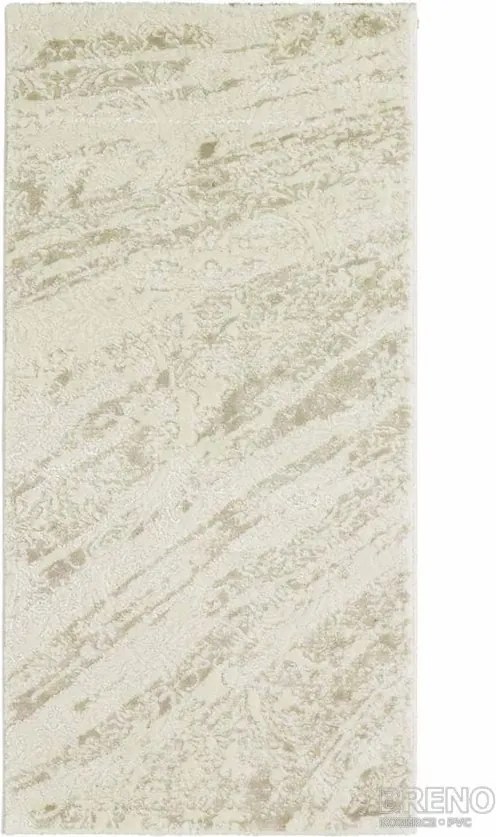 Breno Kusový koberec TALAS 0314A white, 70x140 cm, Béžová/Vícebarevné