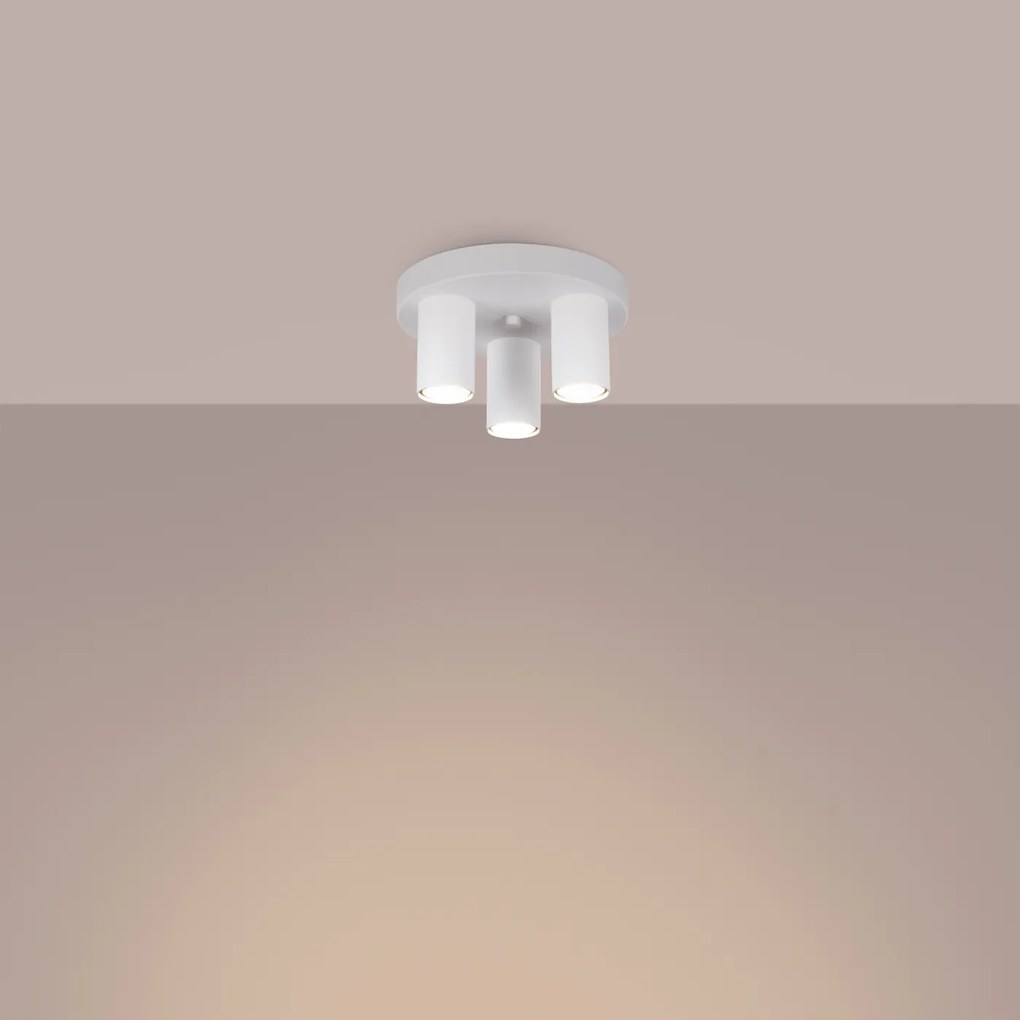 Sollux Lighting Stropní svítidlo LAGOS 3P bílé