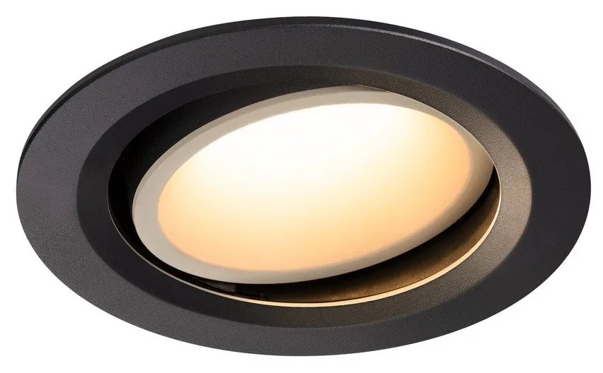 LA 1003656 NUMINOS® MOVE DL L vnitřní LED zápustné stropní svítidlo černá/bílá 3000 K 55° otočné a výkyvné - BIG WHITE