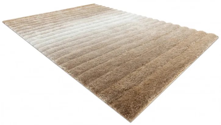 Dywany Łuszczów, Kusový koberec Flim 007-B2 Stripes beige, 120x160, béžová, ložnice