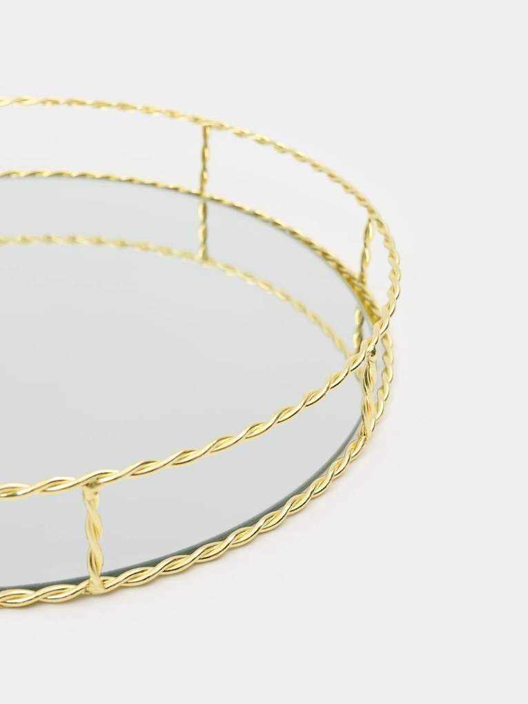 Sinsay - Dekorativní tác se zrcadlem - zlatá