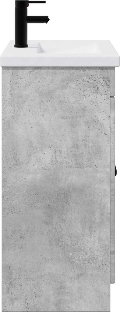Sada koupelnového nábytku Betonově šedá 56 x 37,5 x 81 cm 3404127