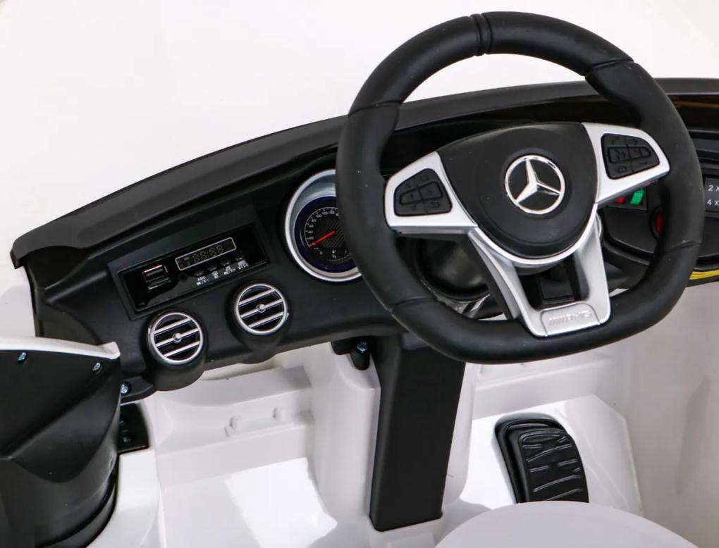 HračkyZaDobréKačky Dětské elektrické autíčko Mercedes GLC 63S 4x4 Small bílé