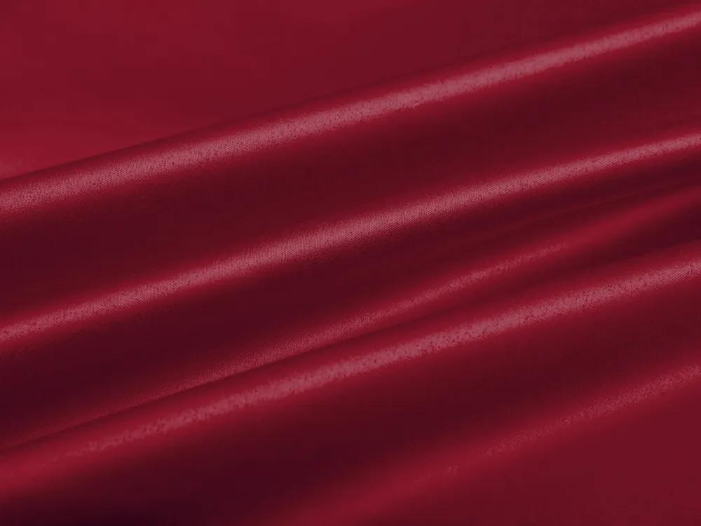 Biante Saténový čtvercový ubrus polyesterový Satén LUX-022 Vínově červený 140x140 cm