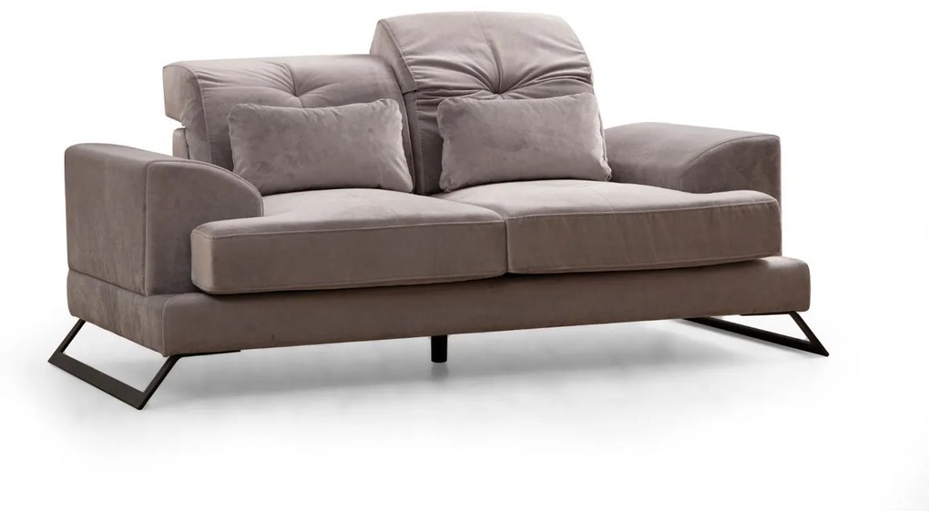 Designová sedačka Heimana 185 cm světle šedá