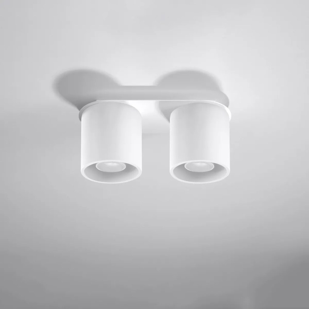 Sollux Lighting Stropní svítidlo ORBIS 2 bílé