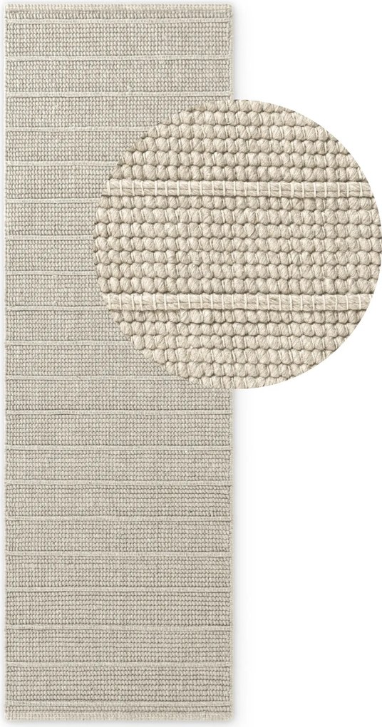 Ted Baker, Kusový koberec Ted Baker Camden 106351 Bílá, 80x250, bílá, dětský pokoj