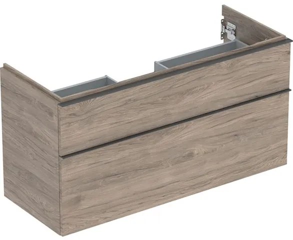 Geberit iCon Skříňka pod umyvadlo 118,4 x 61,5 cm, ořech hickory, madlo láva matná 502.306.JR.1