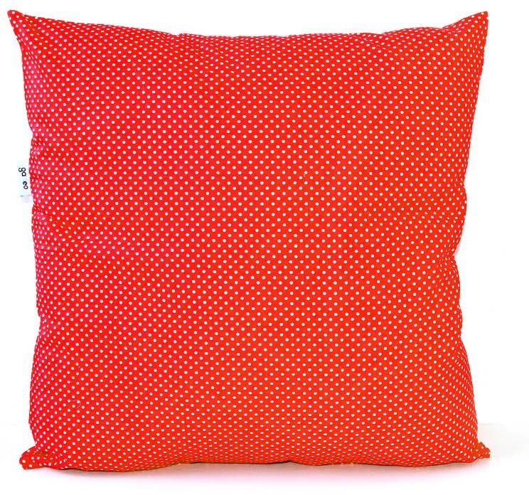 GADEO dekorační povlak na polštář LITTLE DOTS RED Rozměr: 30x30 cm