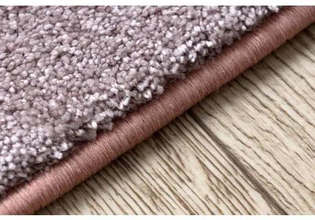 koberec, koberec metráž SAN MIGUEL špinavě růžová 61 hladký, Jedno velikost 150x400 cm | krásné koberce cz