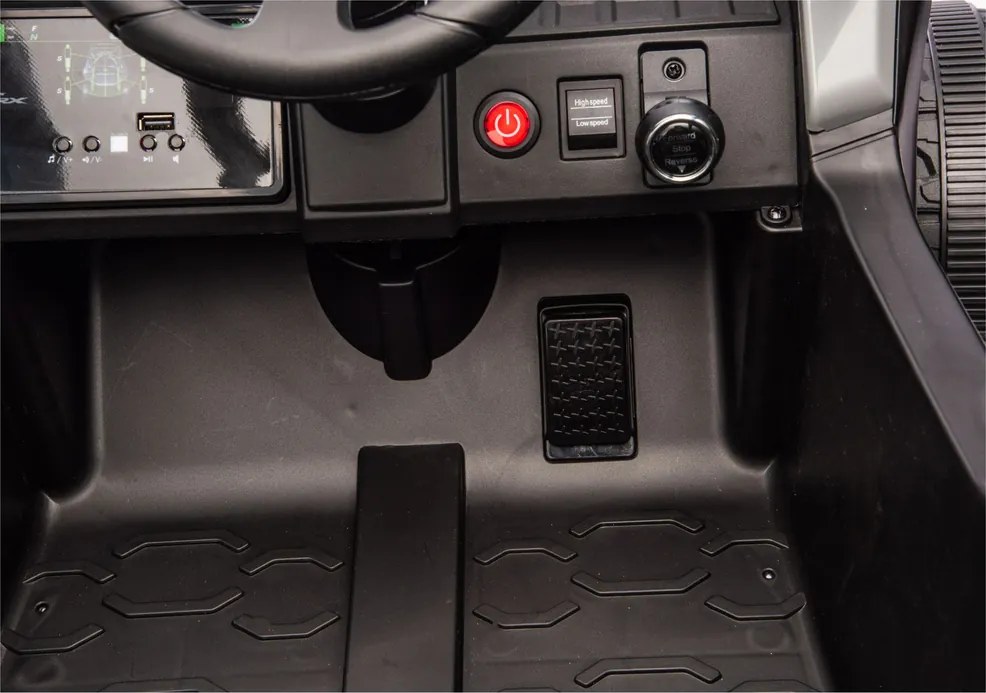 LEAN CARS Elektrické autíčko na baterie Kawasaki JS330 24V5Ah černo-modré