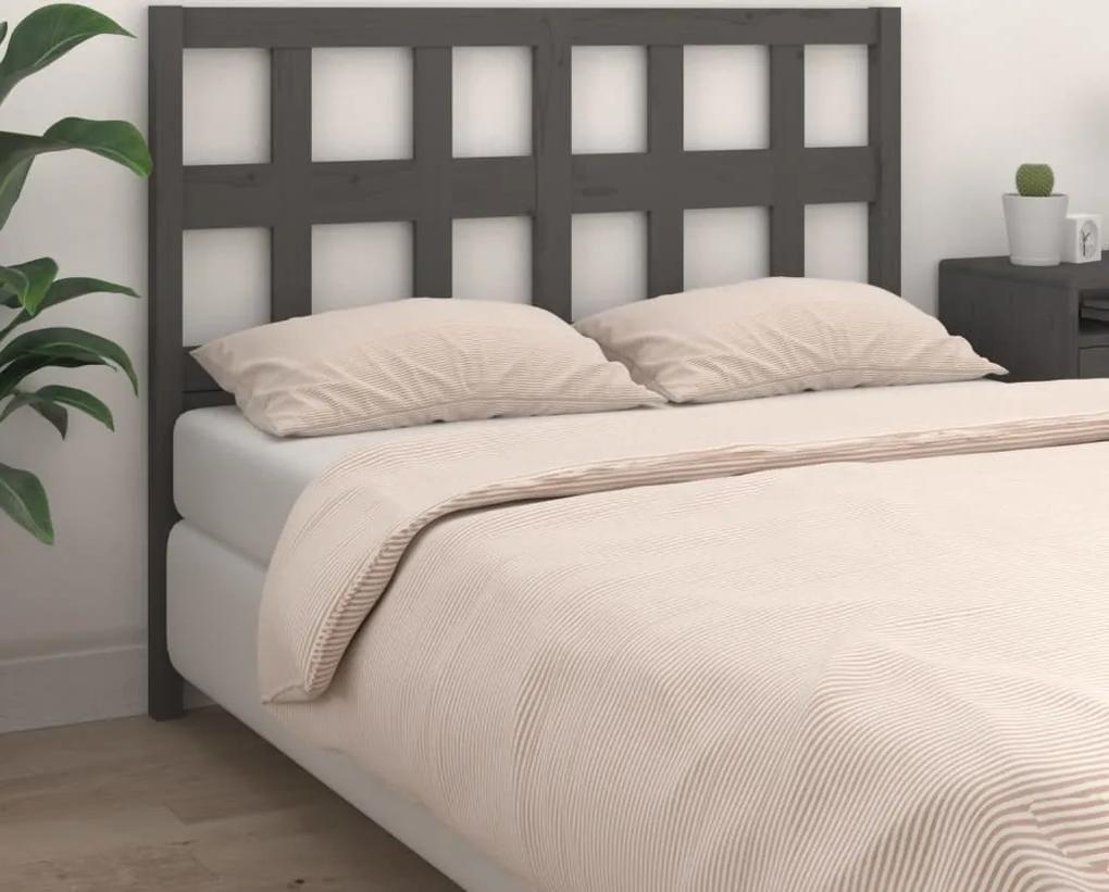 vidaXL Čelo postele 125,5 x 4 x 100 cm masivní borovice [818914] Barva: Bílá