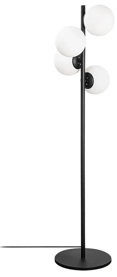 Designová stojanová lampa Qunsia 130 cm černá