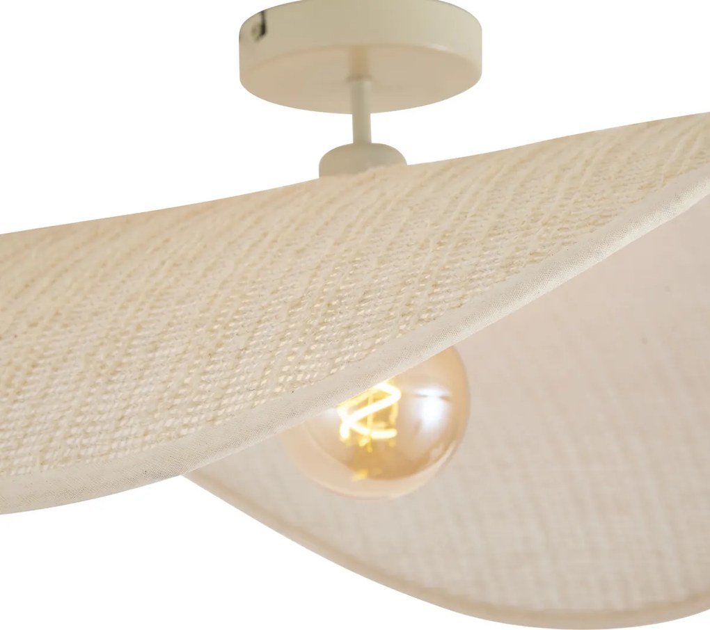 Moderní stropní svítidlo béžové 65 cm - Hat