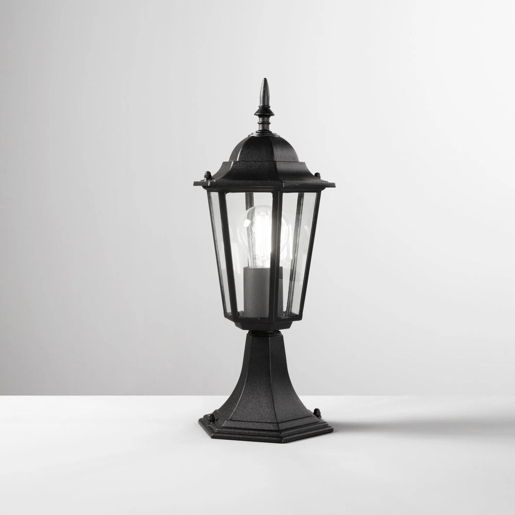 FAN LANT-MILANO/L1 Venkovní svítidlo MILANO černá, 1xE27, IP44, 17 x 40,3 cm - FANEUROPE