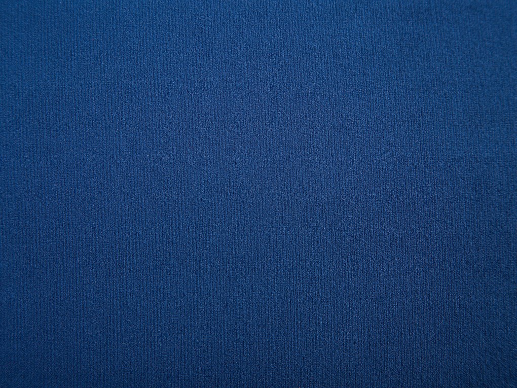 Modrá sametová rozkládací pohovka SELNES Beliani
