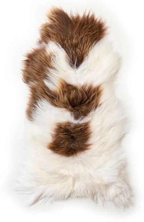 Villa Collection Pravá ovčí kůže z Faerských ostrovů Villi 80x120cm Brown/White