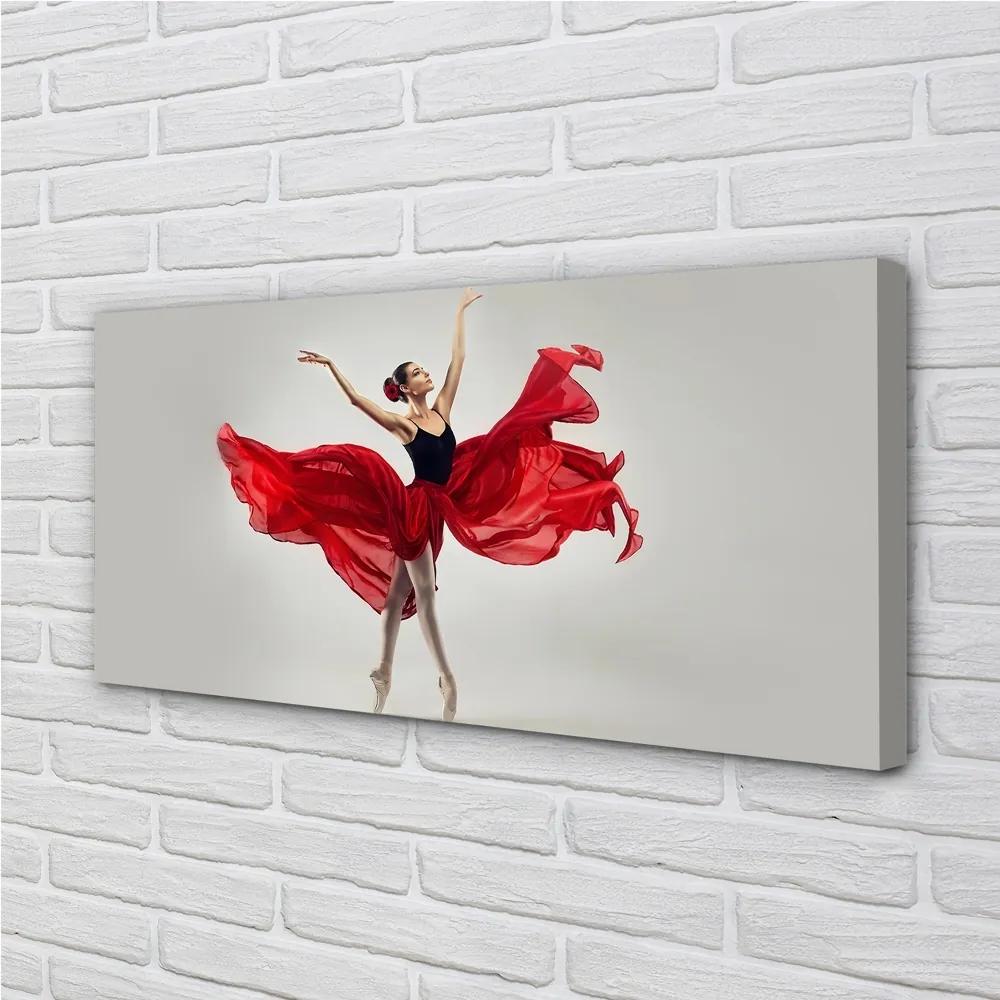 Obrazy na plátně balerína žena 125x50 cm