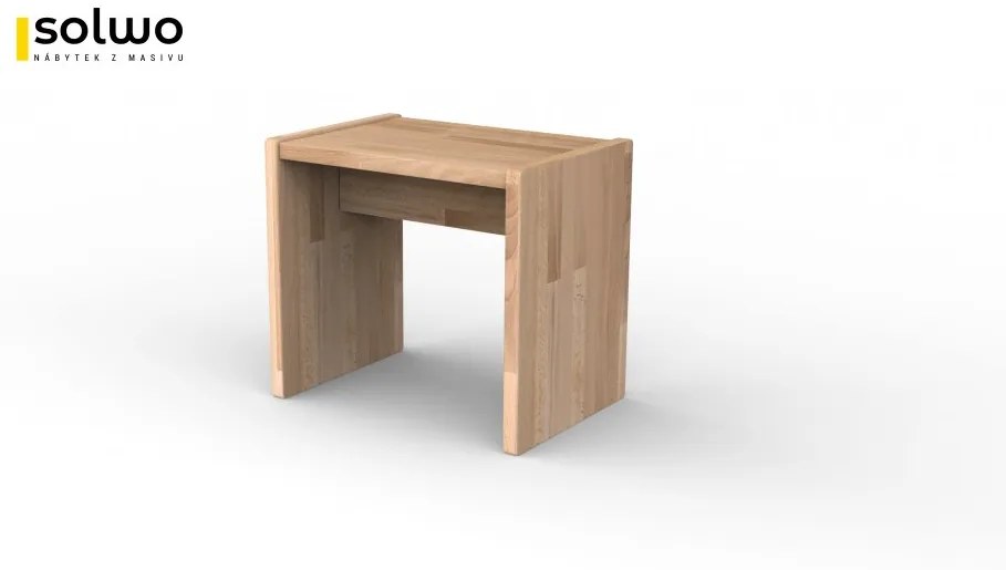 Solwo Design Noční stolek FLEX Dřevo a odstín oleje: BUK Cink - Olej odstín BO103