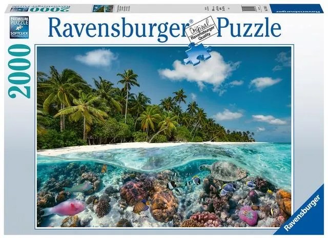 Puzzle ravensburger puzzle 174416 krásy podvodního světa 2000 dílků