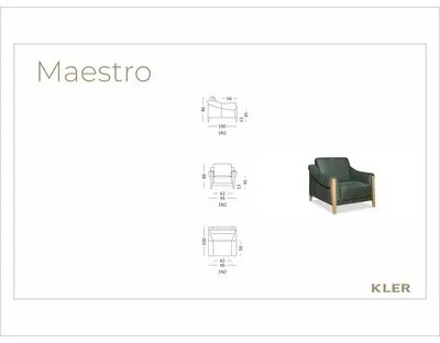 Křeslo KLER Maestro W182