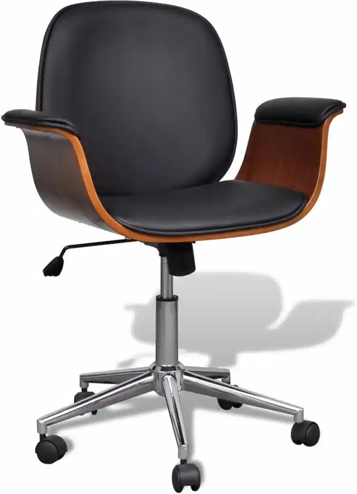 Koženková moderní otočná židle /křeslo - výškově nastavitelná | BIANO
