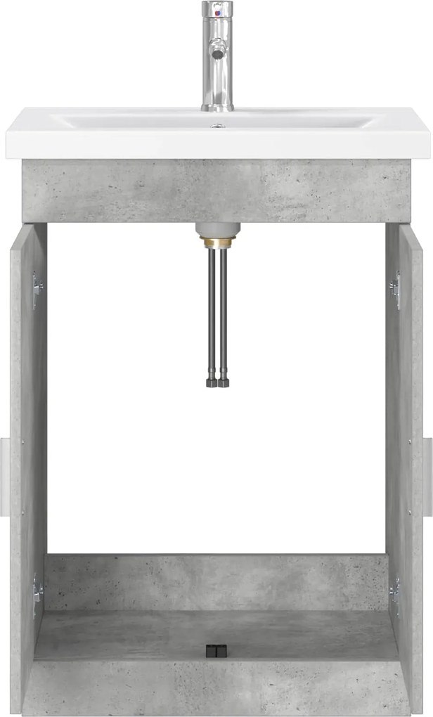 Sada koupelnového nábytku Betonově šedá 61 x 40 x 84,5 cm 3404353