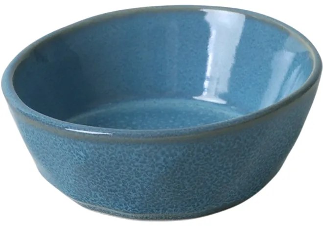 Sada 6 kameninových misek Facetta 12 cm, tyrkysová