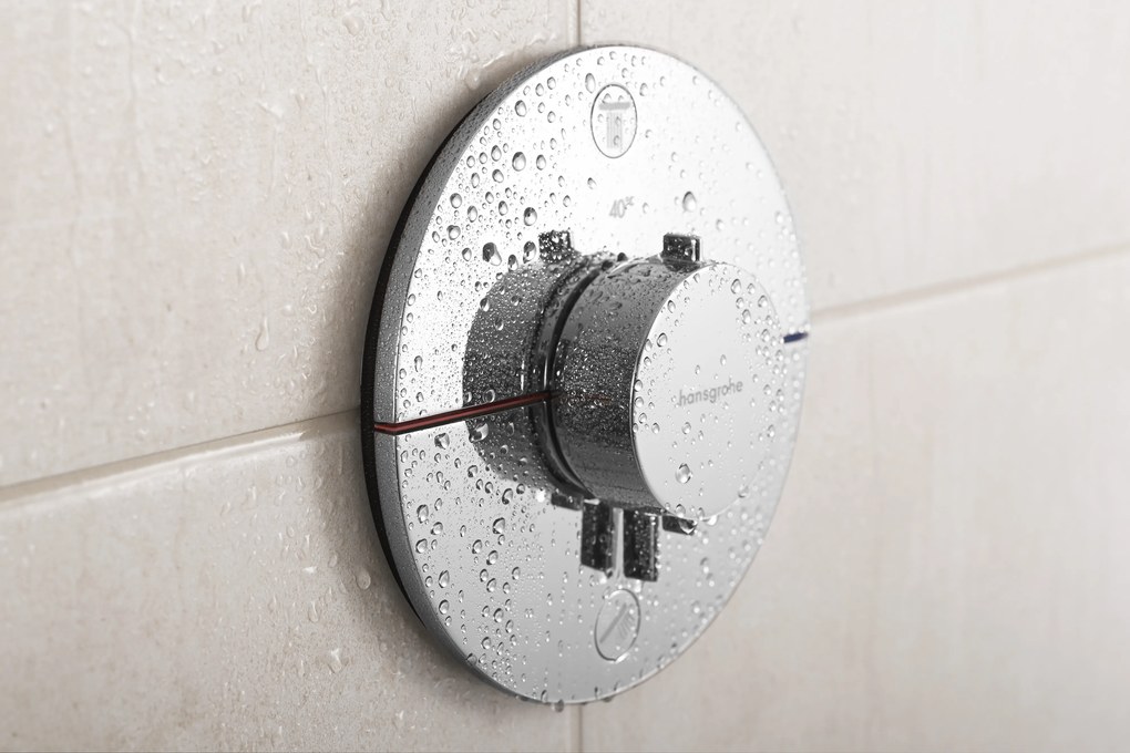 Hansgrohe ShowerSelect Comfort S, termostat pod omítku pro 2 spotřebiče, chromová, HAN-15554000