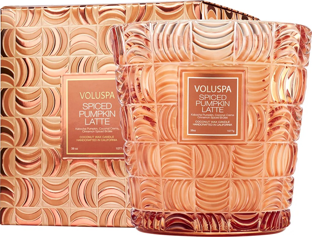 Voluspa svíčka Spiced Pumpkin Latte, 1077 g