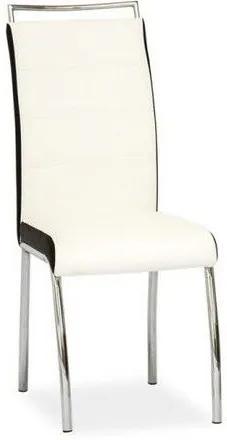 Jídelní židle H-442 - bílá/černá