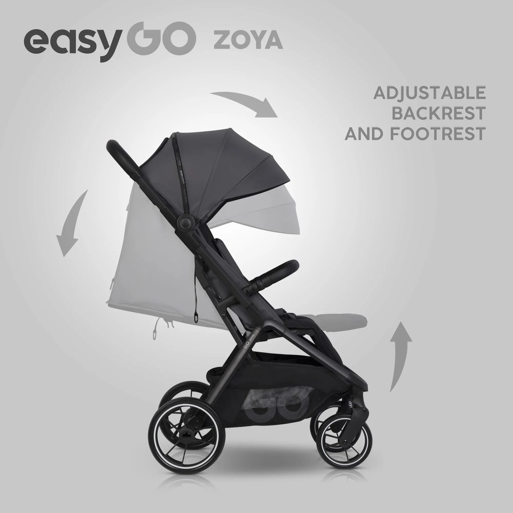 Sportovní kočárek EasyGo Zoya Cloudy Gray
