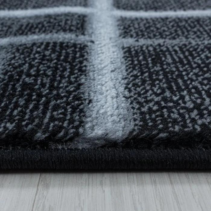 Vopi | Kusový koberec Costa 3521 black - 80 x 250 cm