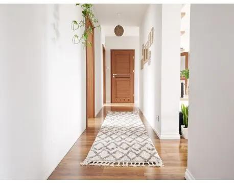 Dywany Luszczow Kusový koberec, běhoun BERBER BENI krémový Rozměr koberce: 70 x 200 cm