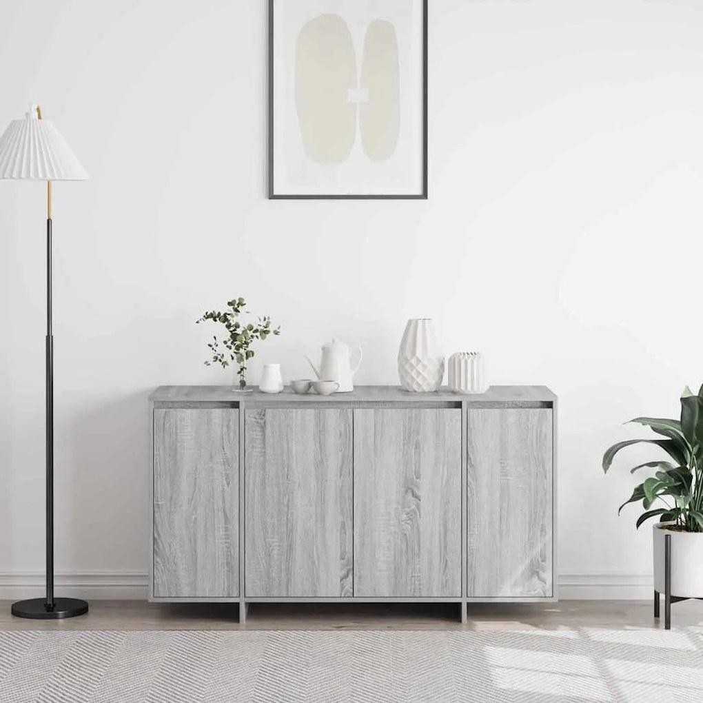 Servírovací skříň Šedá Sonoma 135 x 41 x 75 cm Kompozitní dřevo 3333891